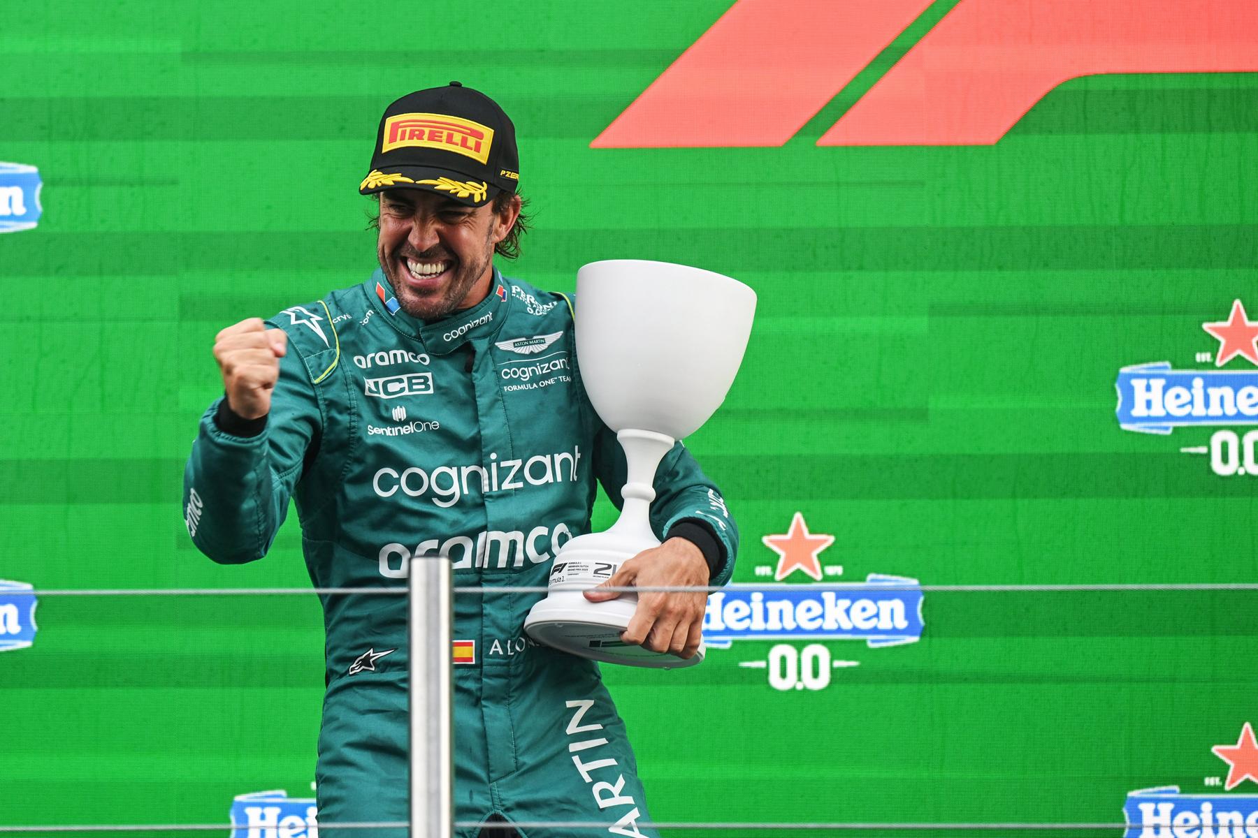 Séptimo podio de 2023 - Segunda posición en Zandvoort - Fernando Alonso ...